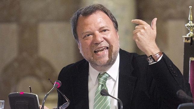 El alcalde, durante el Pleno de esta mañana - sevilla.abc.es