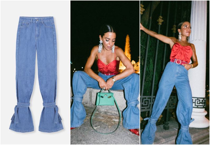 Vaqueros con lazos, ¿te atreves con la última tendencia denim ...