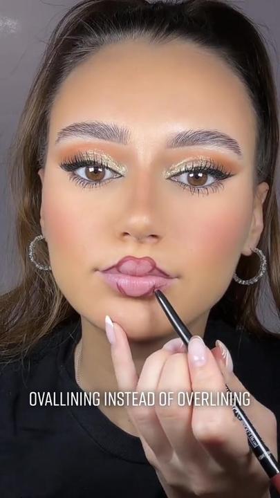 Tendencia «oval lip-lining»: aprende la técnica de maquillaje de labios ...